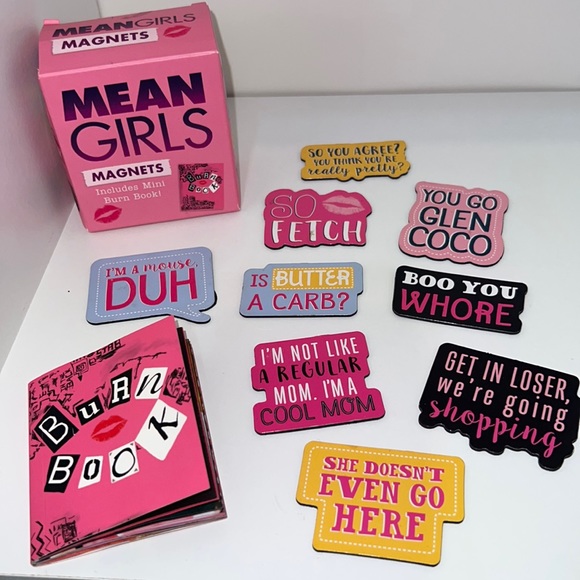 Mean Girls | Other | Mean Girls Magnets Mini Burn Book Collection Set ...